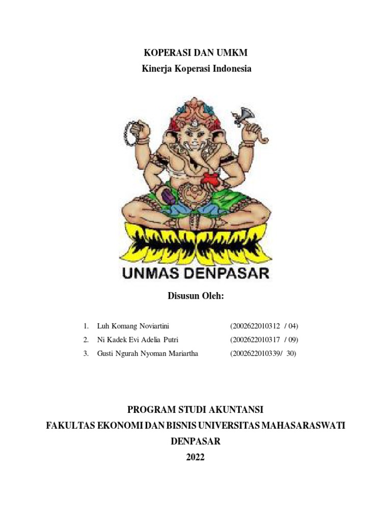 4 Paper Kinerja Koperasi Indonesia | PDF