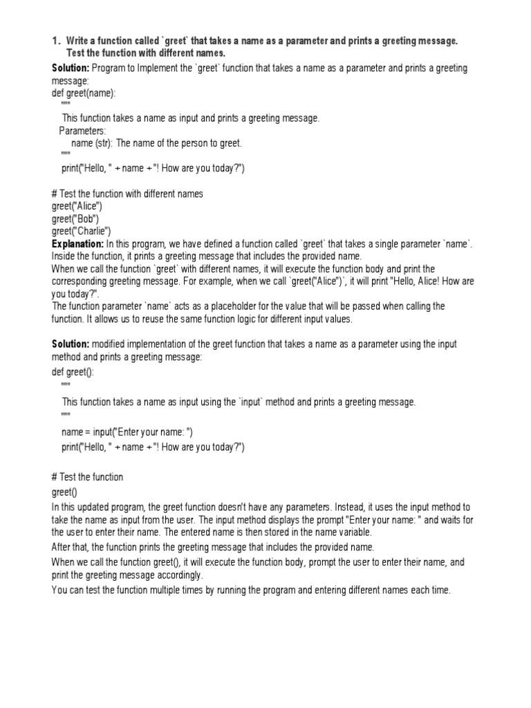 Function Parameters 01 Pdf Parameter Computer Programming Function Mathematics 6855