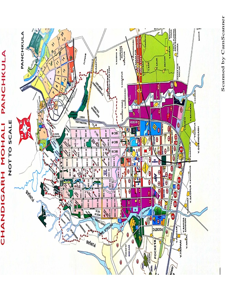 Chandigarh Sectors Map | PDF