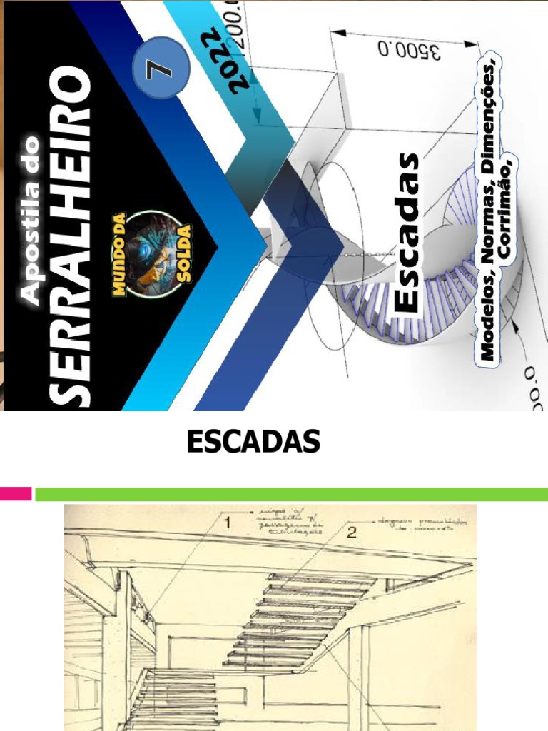 7 ESCADAS Desenho de Arquitetura | PDF