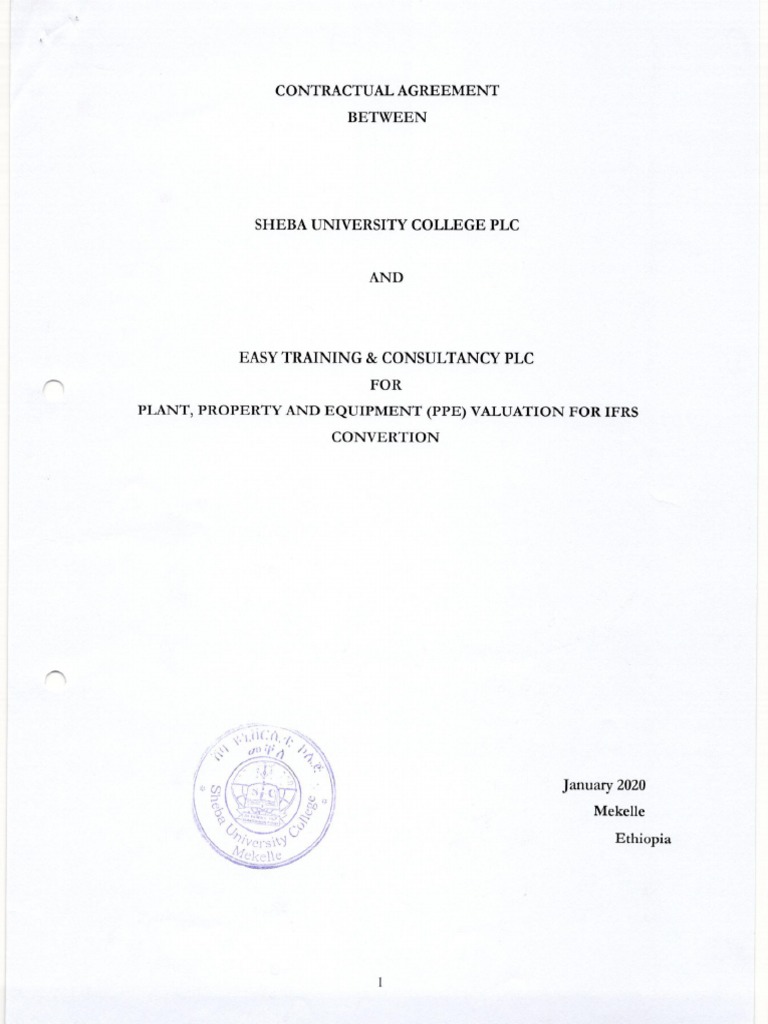 Signed Contract Agreement_Sheba | PDF