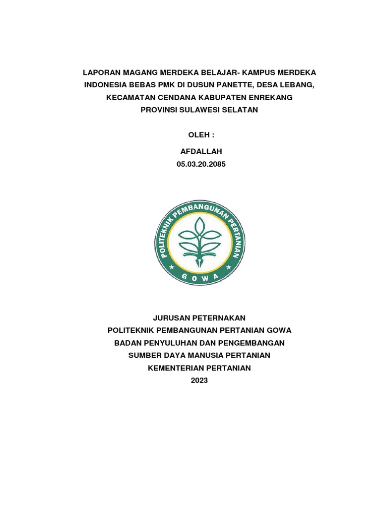 Indobas PMK Enrekang Afdallah | PDF