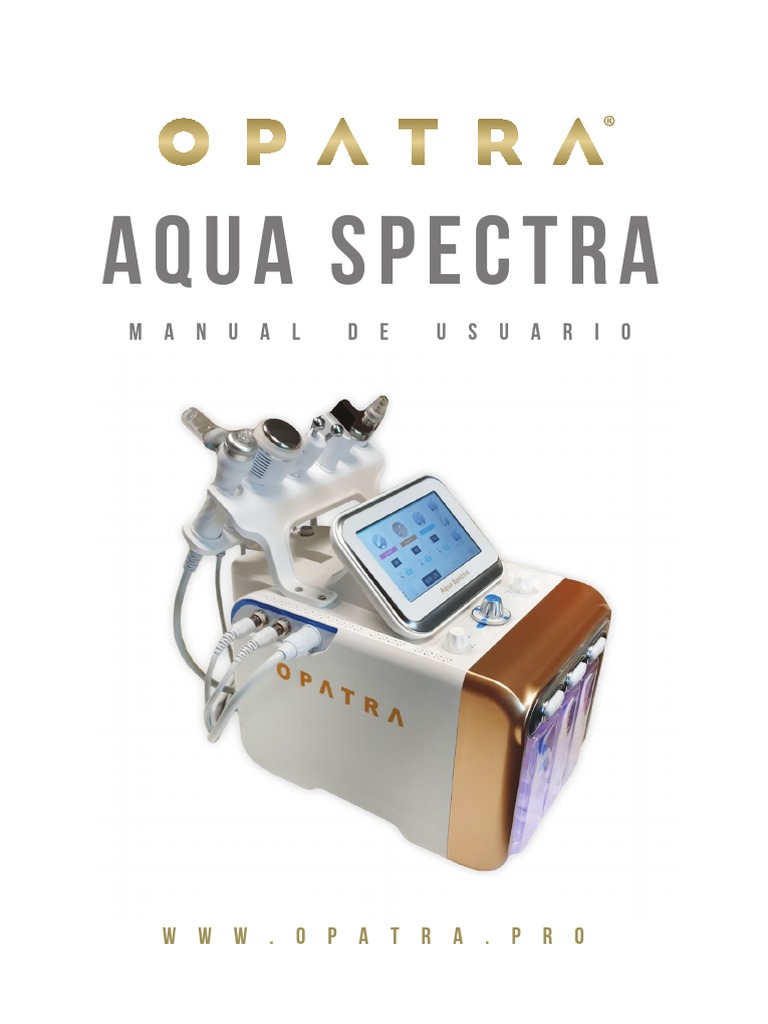 Aqua Spectra Manual de Usuario | PDF | Fusible (Eléctrico) | Enchufes y ...