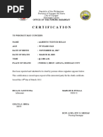 Authorization Letter For Death Certificate | PDF
