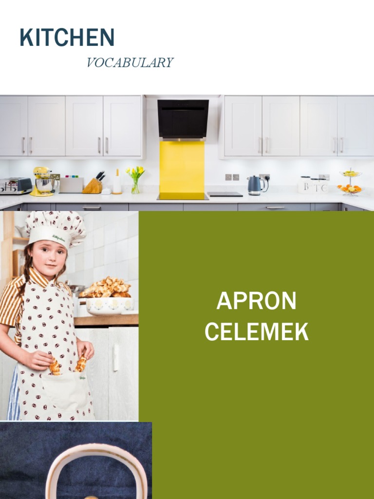Essential Kitchen Vocabulary List | PDF | Cooking, Food & Wine