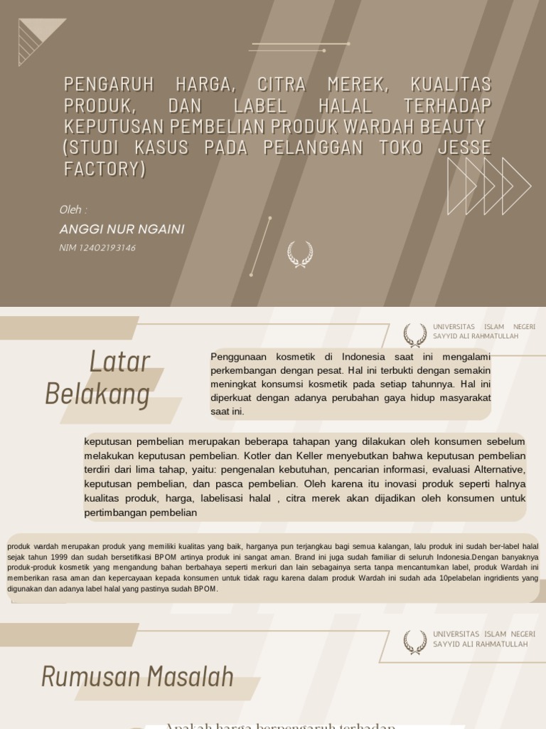 Anggi - PPT Bimbingan Judul | PDF