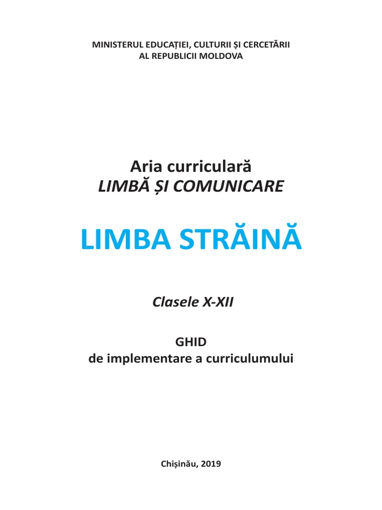 Ghid Straina Liceu Bun | PDF