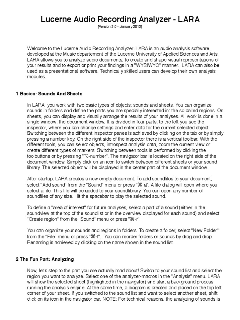 LARA | PDF