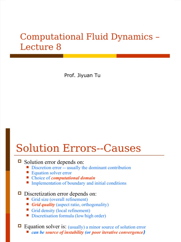 RMIT.cfd.Lecture.08 230605a | PDF | Computational Fluid Dynamics ...