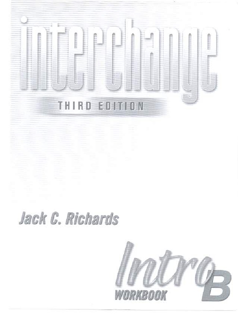 Interchange Intro B Workbook | PDF