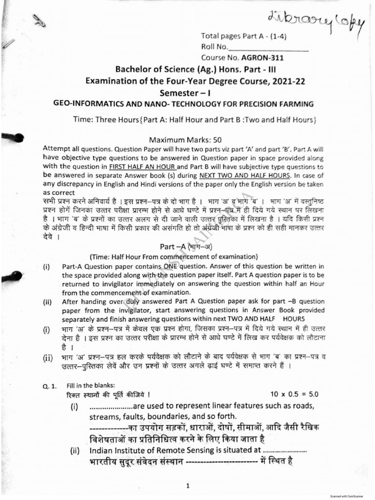 AGRON311 2021-2022 Part-A Divyansh Jain | PDF AGRON311 2021-2022 Part-A Divyansh Jain | PDF
