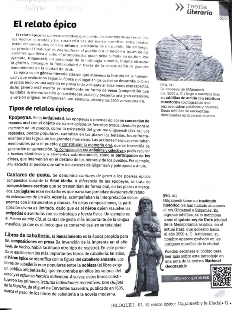 4 El Relato Épico | PDF | Poesía épica