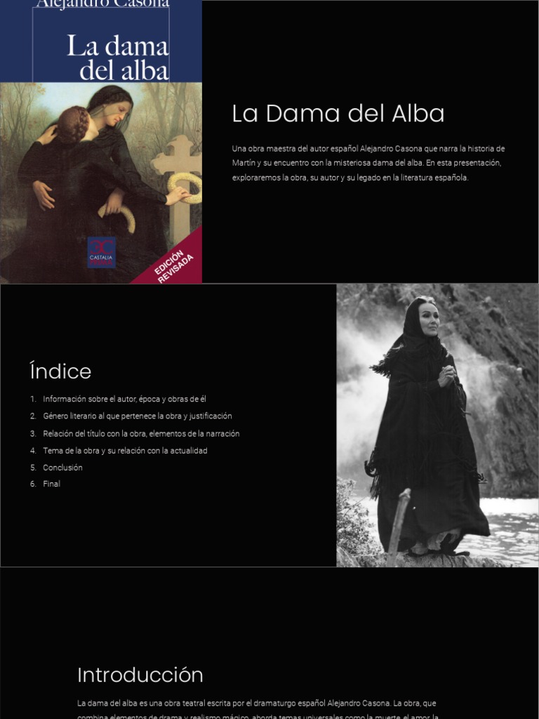 La Dama Del Albaa | PDF | Poesía | Teatro