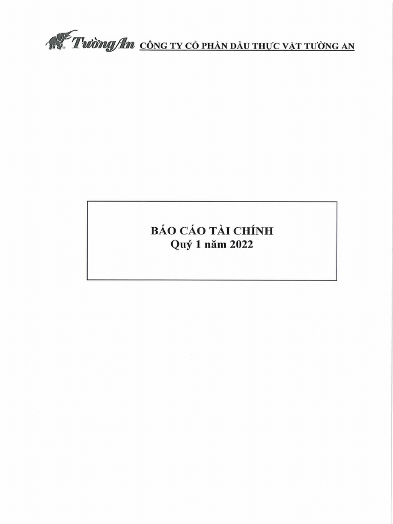 Tac BCTC Q1.2022 | PDF