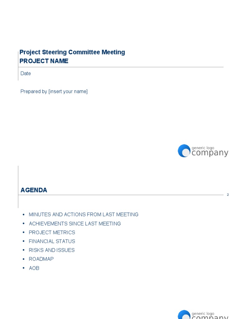 Steering Committee Presentation | PDF | Software Testing | Business