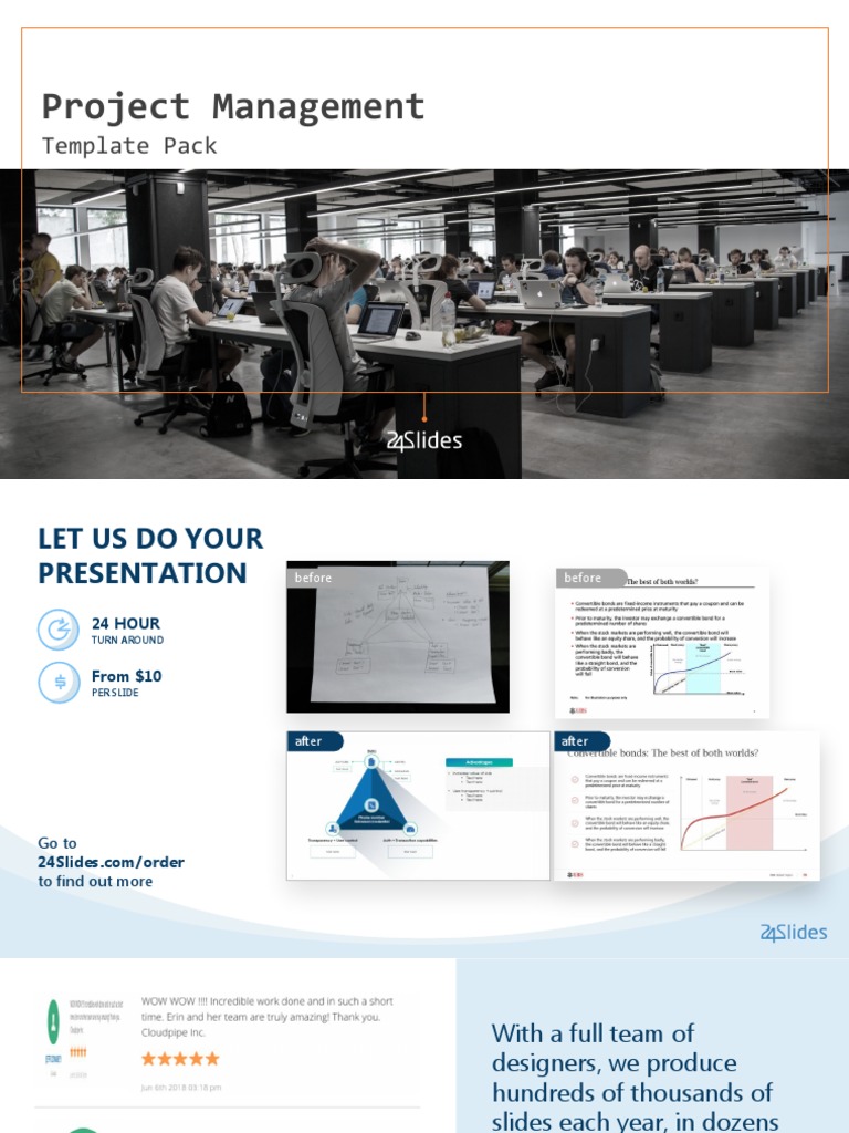 Project Management Template Pack | PDF | Corporate Jargon | Business ...