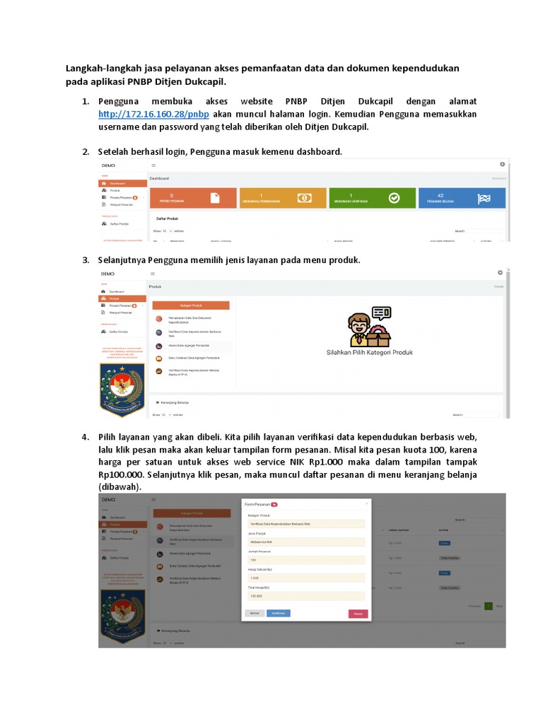 Manual Book Penggunaan Aplikasi PNBP | PDF