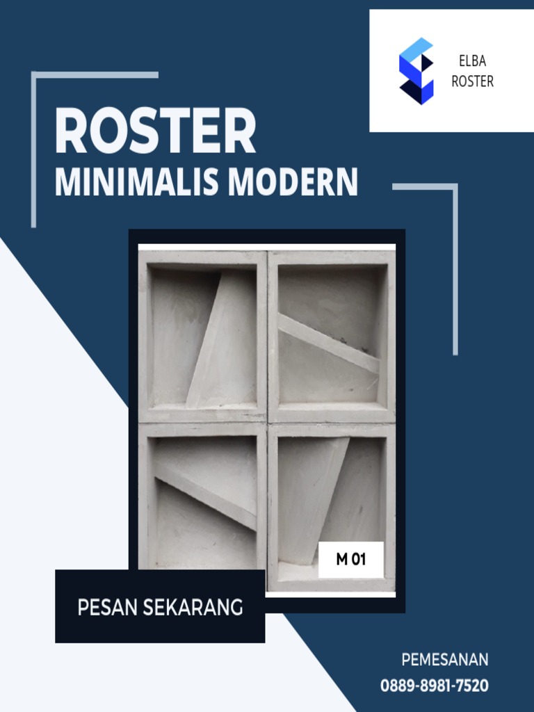 Katalog Roster Beton Minimalis Elba | PDF
