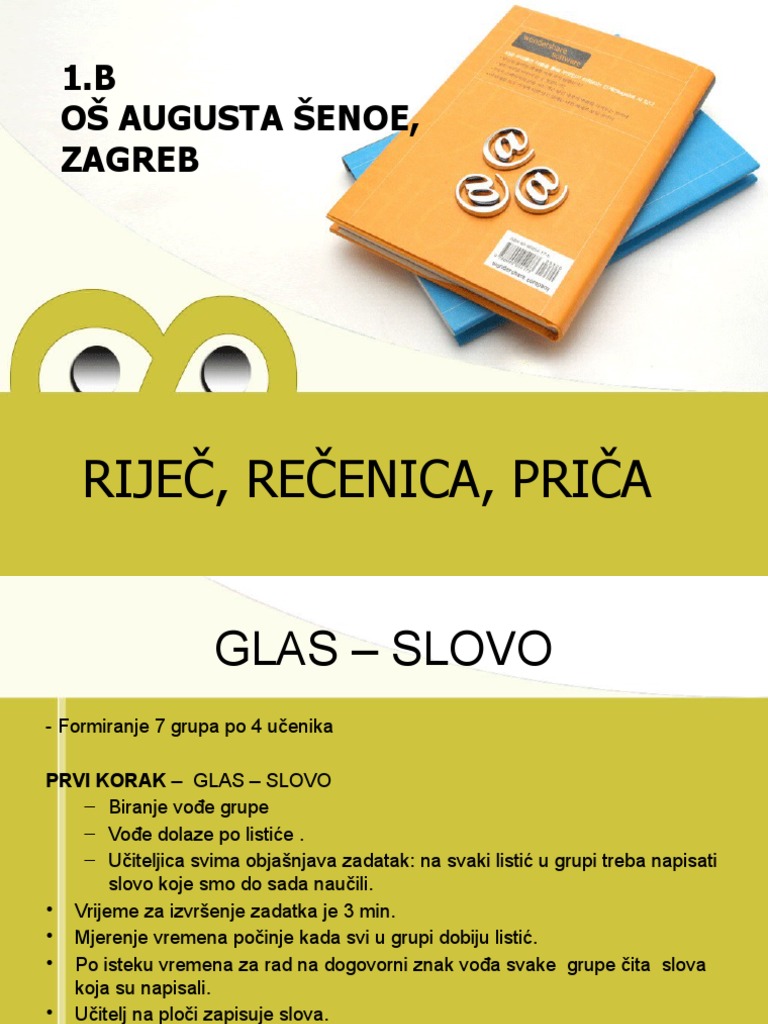 Rijec, Recenica, Pricasanny Za Srucne Teme | PDF