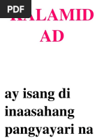 Mga Uri NG Kalamidad | PDF