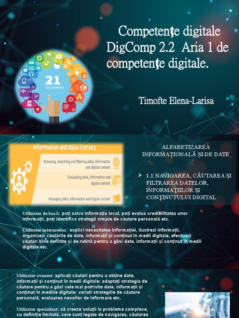 Competente Digitale DIGCOMP 2.2 | PDF