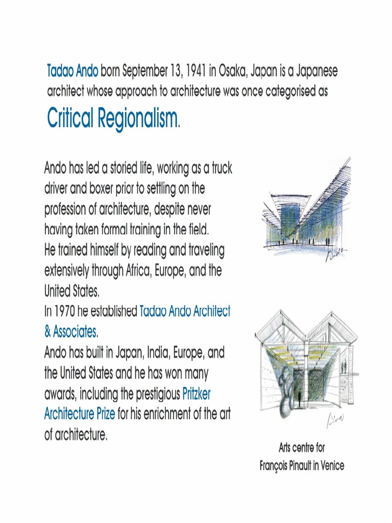 Tadao Ando - Unit 4 | PDF