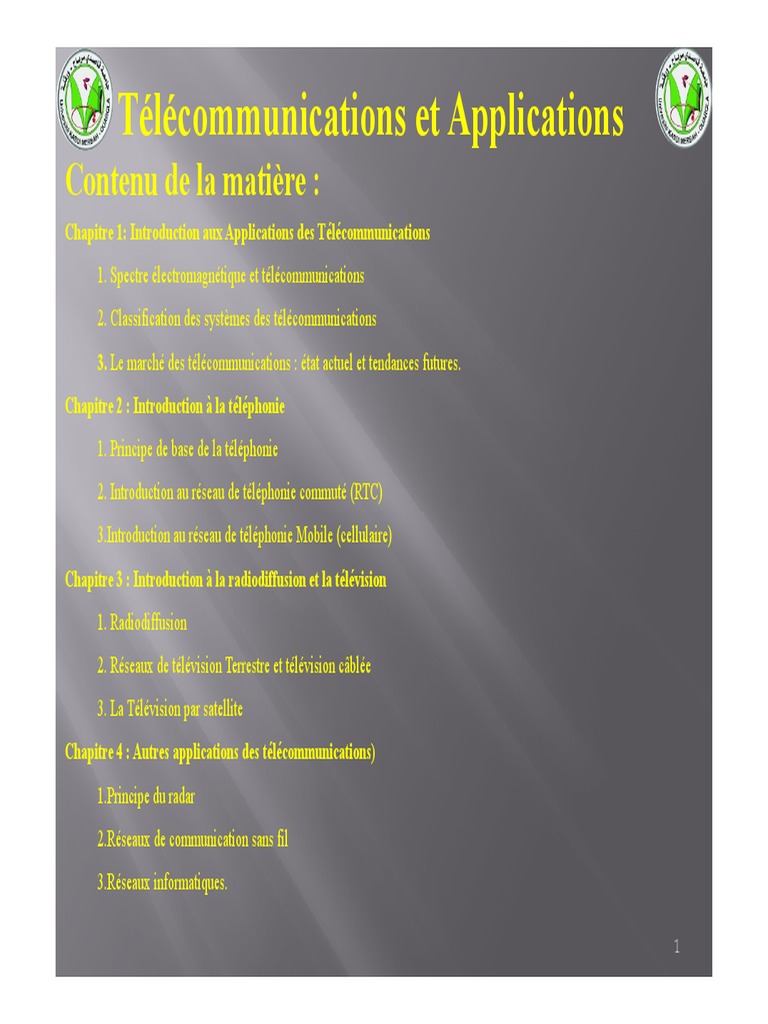Présentation Chap1 - 2021 | PDF