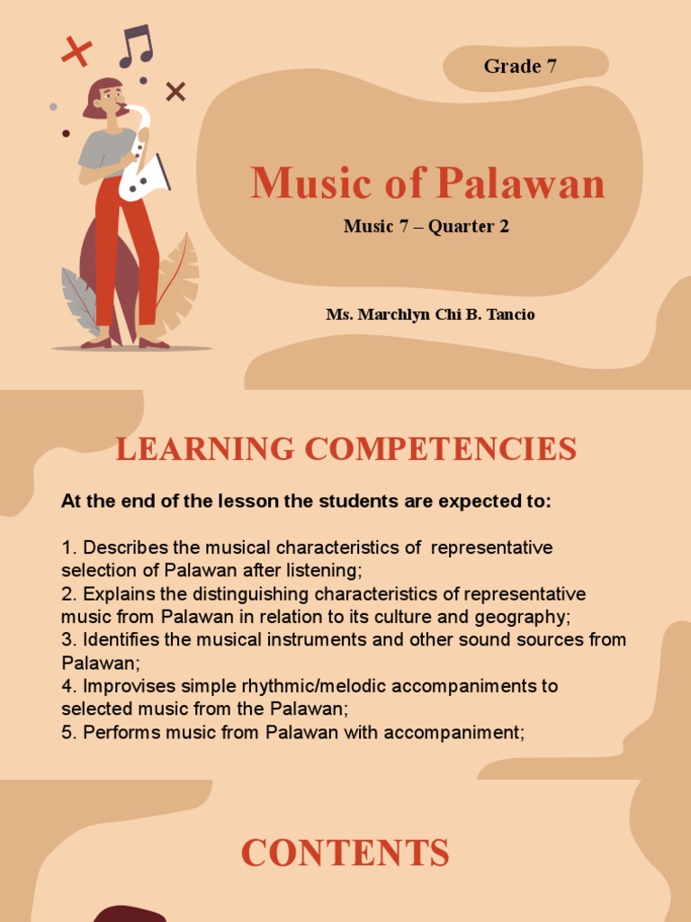 Palawan's Musical Instruments and Traditions | PDF | Musical ...