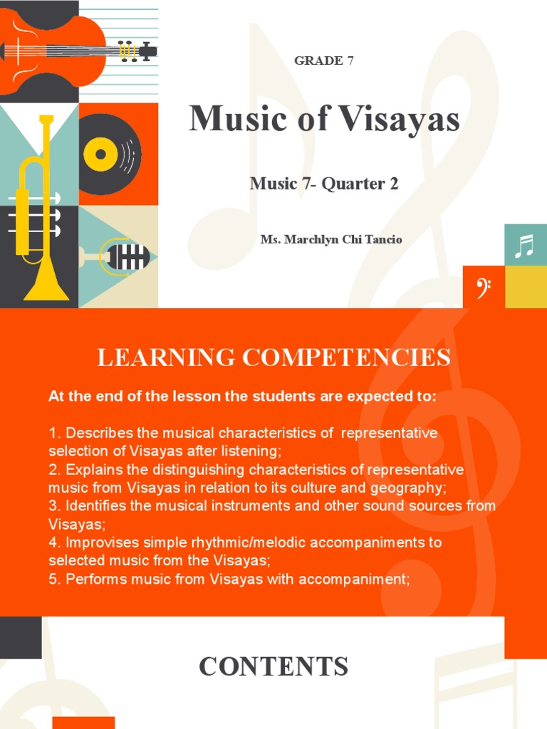 Exploring Visayan Music for Grade 7 | PDF | Entertainment | Performing Arts
