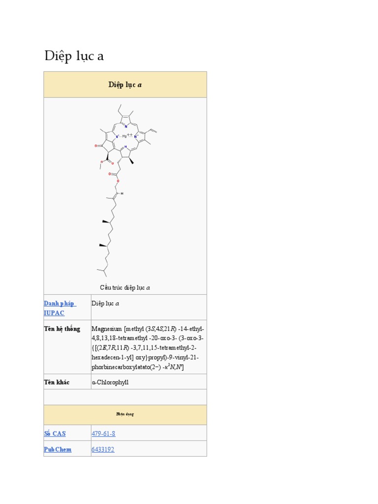 Chlorophyl | PDF