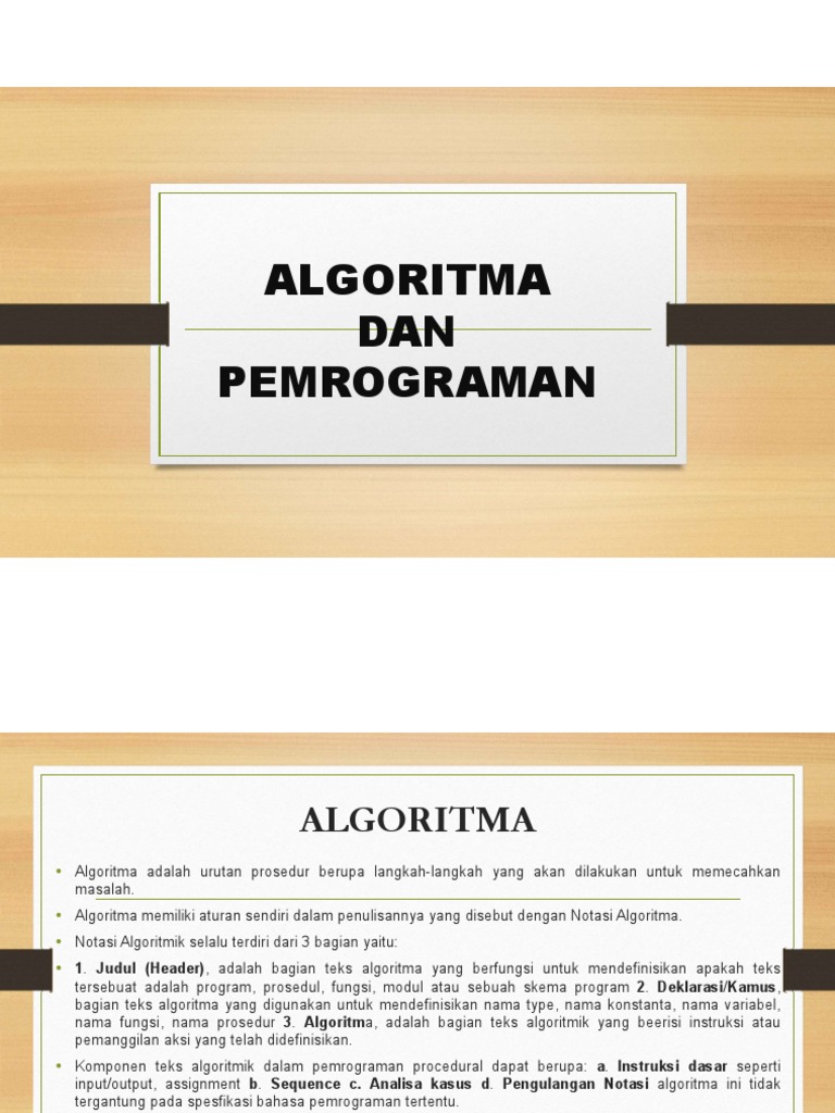 Algo & Pemograman | PDF