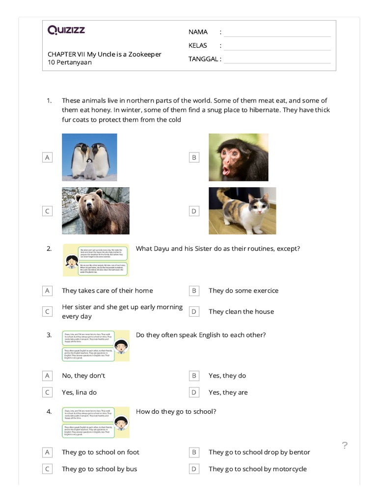 CHAPTER VII My Uncle Is A Zookeeper | PDF