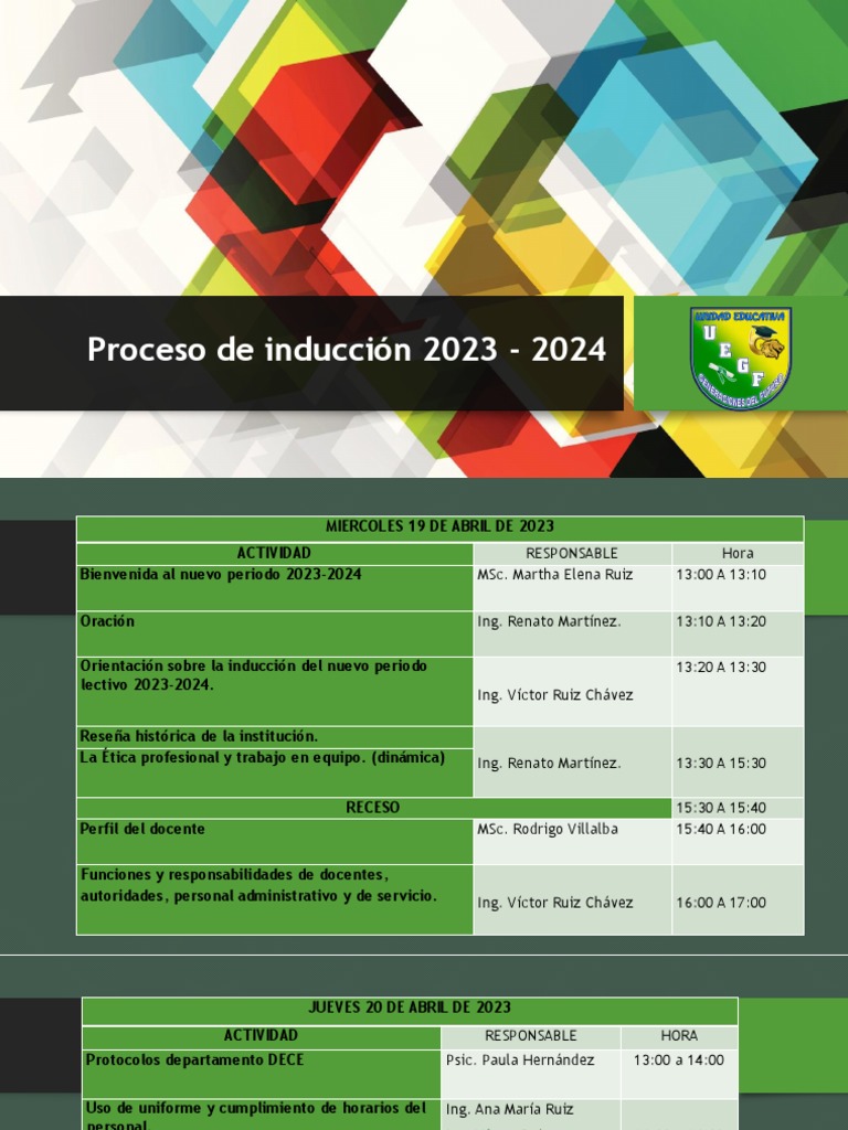 Inducción 2023 2024 1 Pdf