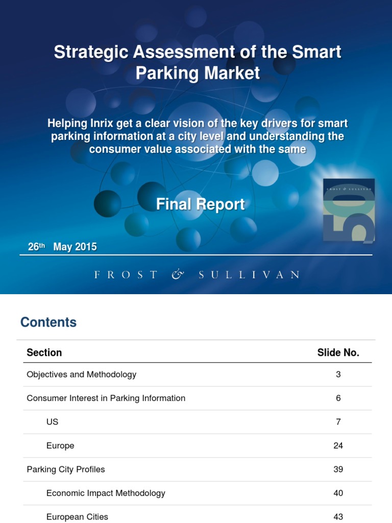 INRIX Parking Study Frost and Sullivan Final Report 052615 | PDF ...