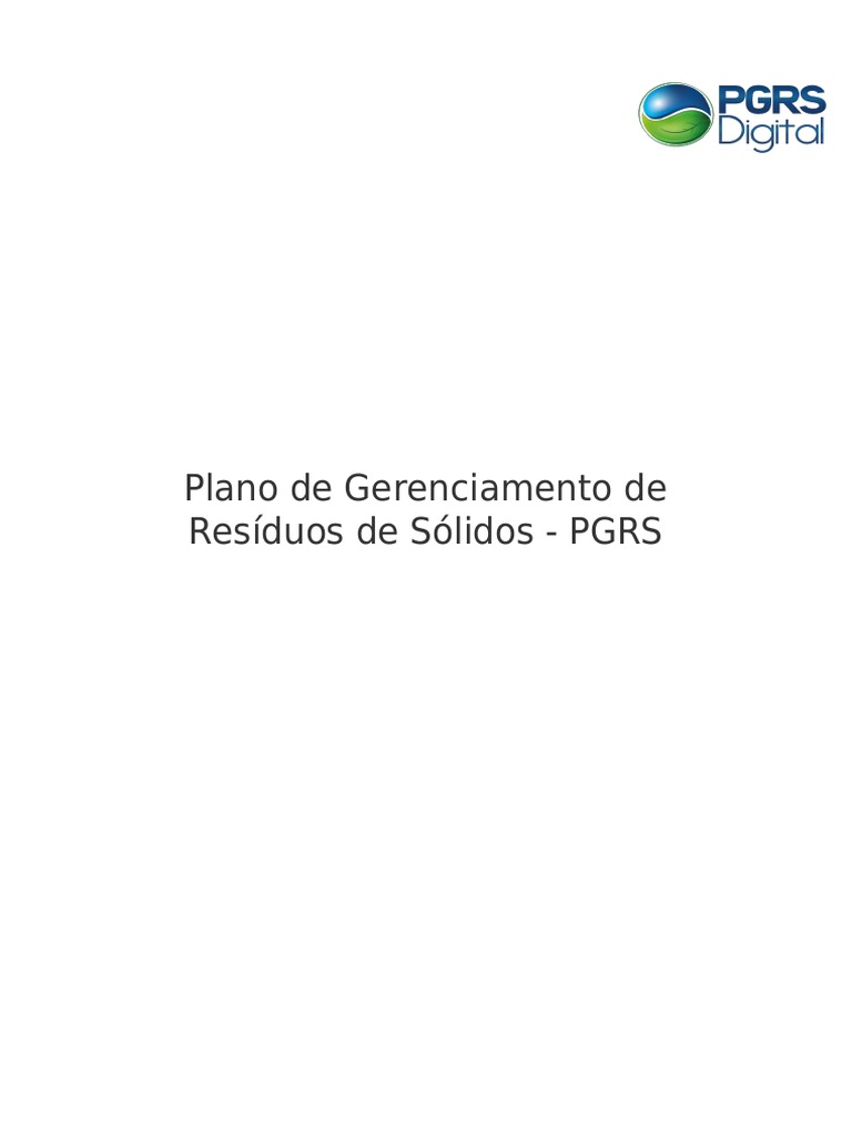 PGRS para Construção Residencial em CE | PDF