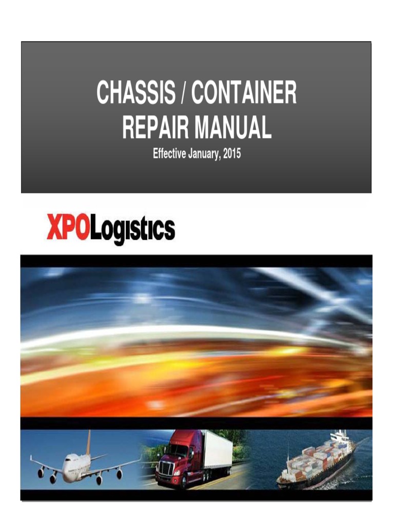 XPO Chassis Container Repair Manual 2015 (PDFDrive) | PDF
