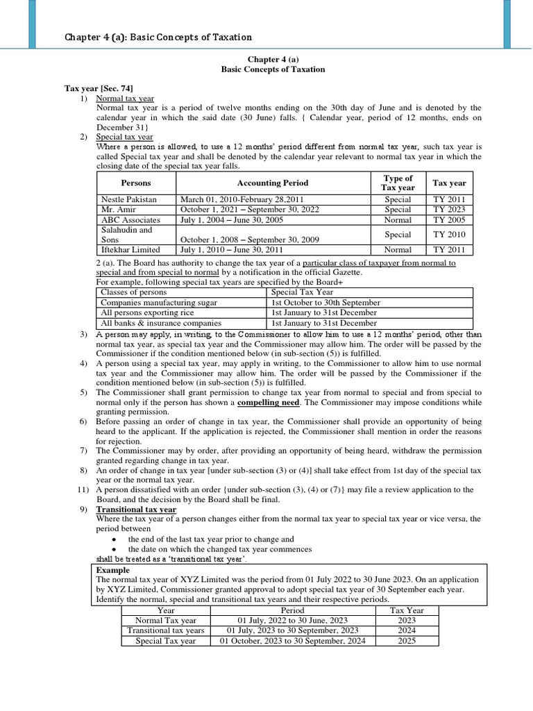Chapter 4 (A) | PDF | Income Tax | Taxes