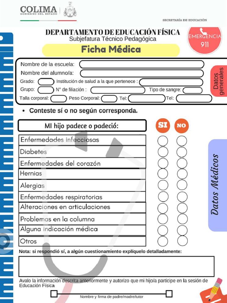 Ficha Medica | PDF