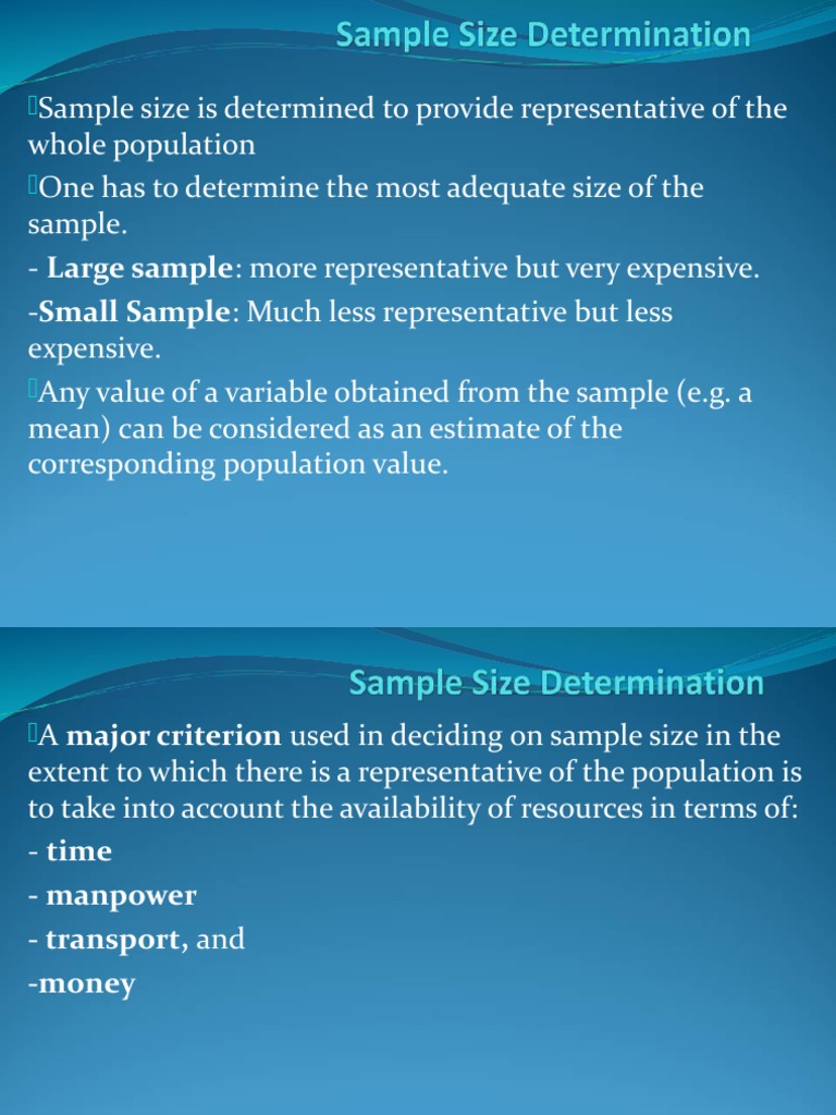 Sample Size & Confidence Intervals | PDF | Standard Deviation | Standard Error