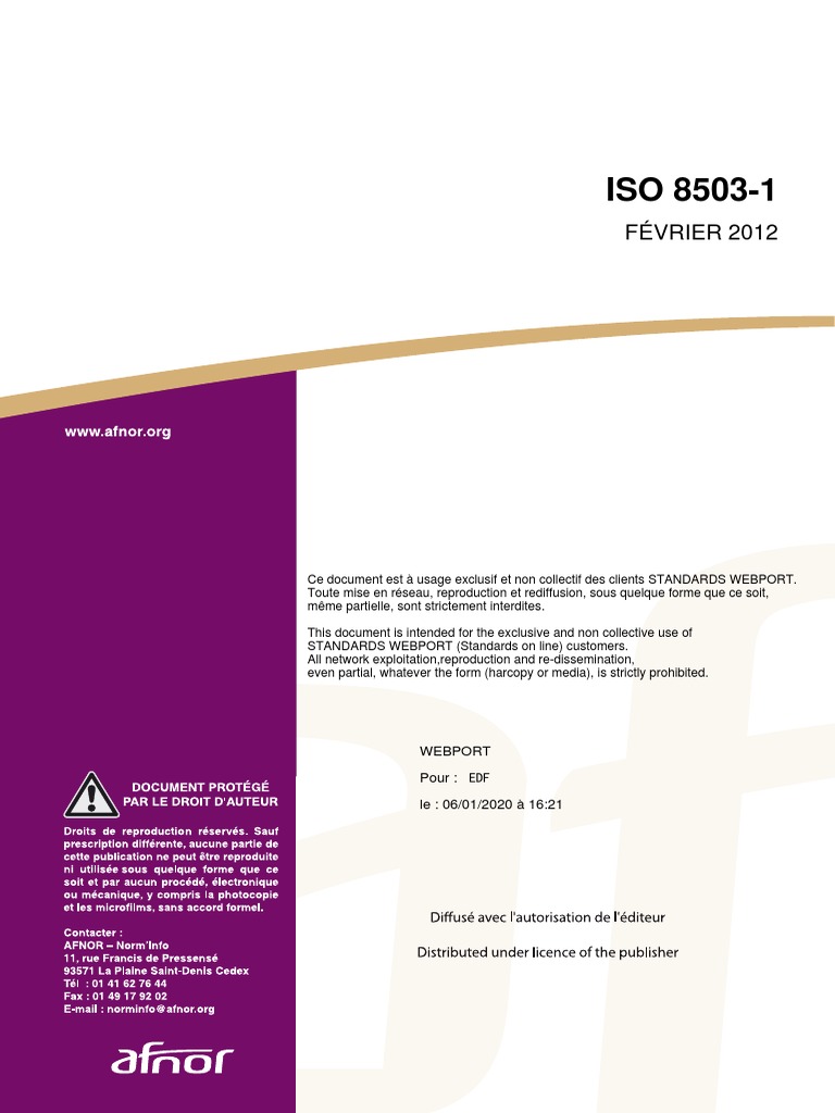 ISO 8503-1 Comparateur Viso Tactile 1 | PDF