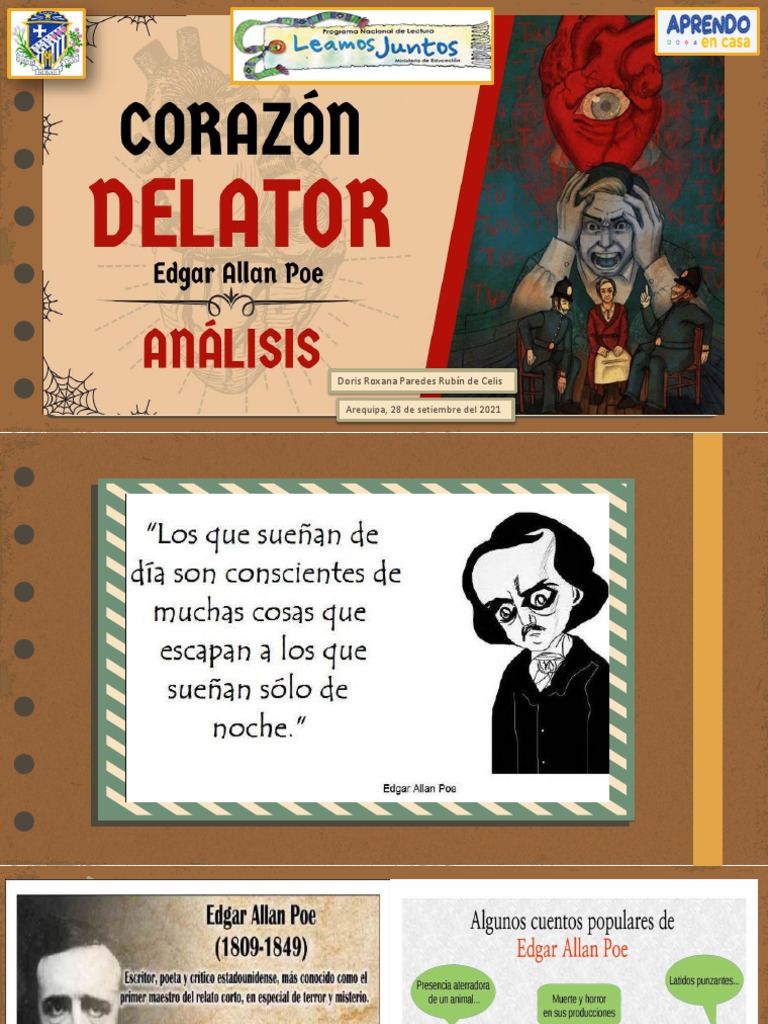 PPT - CORAZON DELATADOR - EDGAR ALLAN POE | PDF