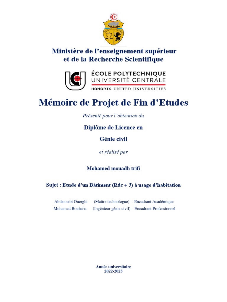Page de Garde PFE Licence 2020 | PDF | Art