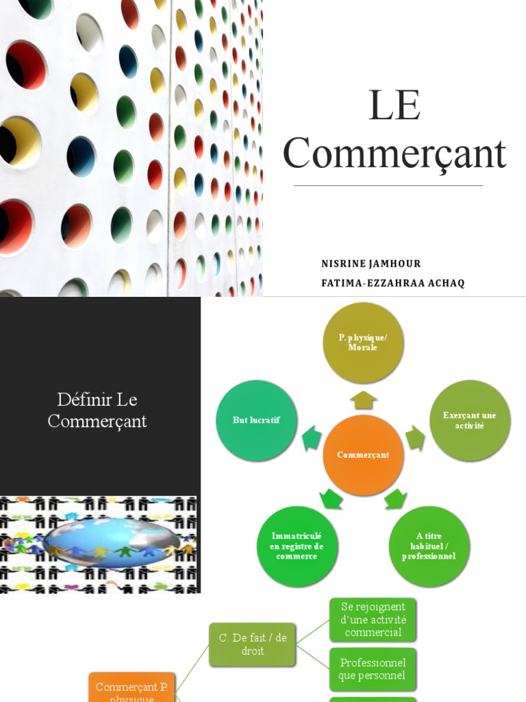 Définition et Statut du Commerçant | PDF | Commerce | Business