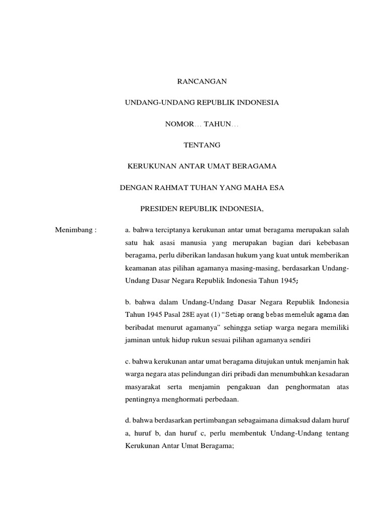 NASKAH AKADEMIK RUU KAUB - Copy NEW | PDF