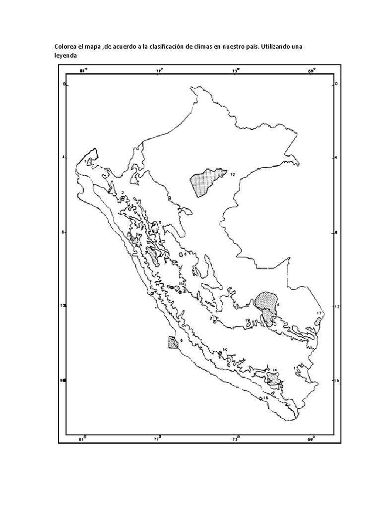 Colorea El Mapa | PDF