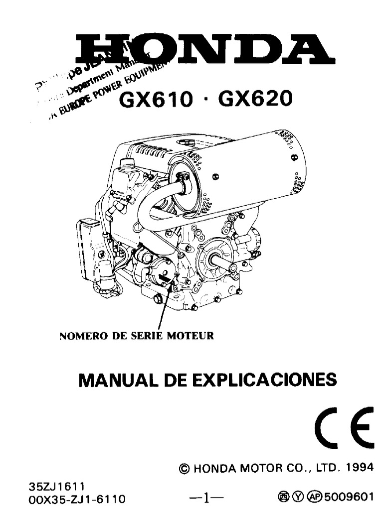 Manual Ooperario GX620, GX610 | PDF