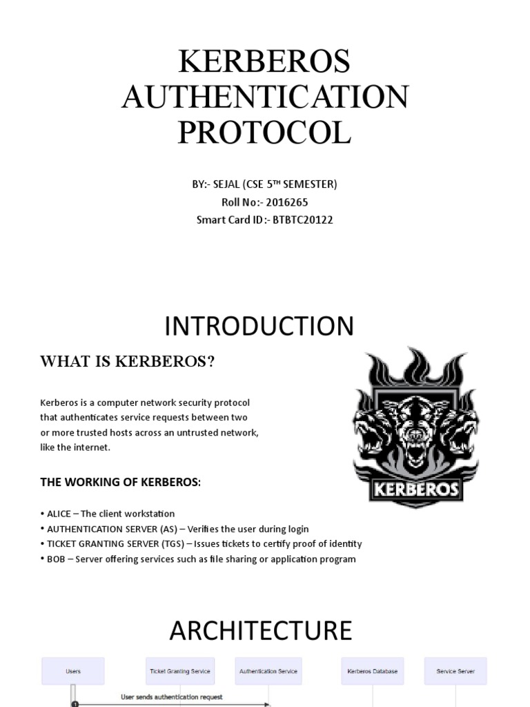 Kerberos Authentication Protocol | PDF | Telecommunications | Access Control
