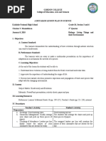 Semi-Detailed Lesson Plan in Science 10 | PDF | Biological Evolution ...