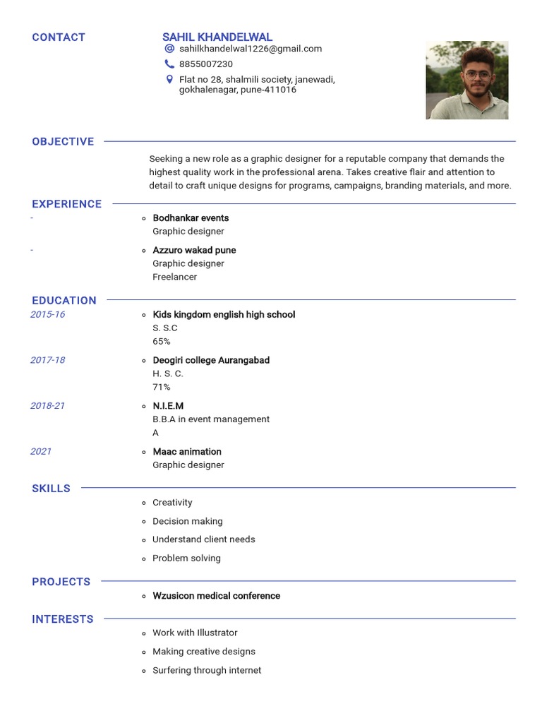 Sahil Resume | PDF