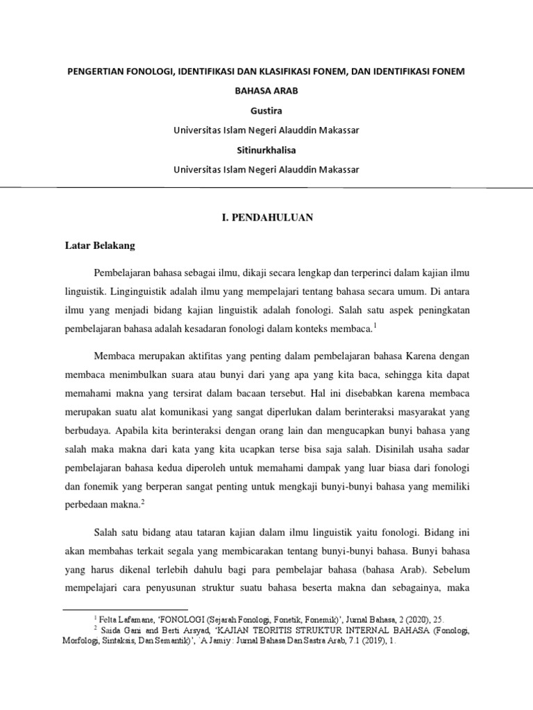 Tahlil Lughowi KLP 3 (SDH Revisi) | PDF